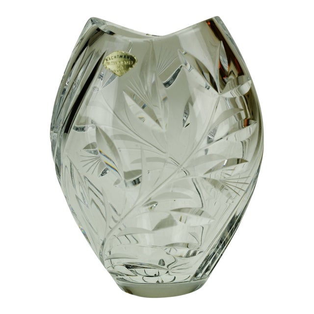 Vintage Nachtmann Bleikristall German Cut Crystal Vase | Chairish