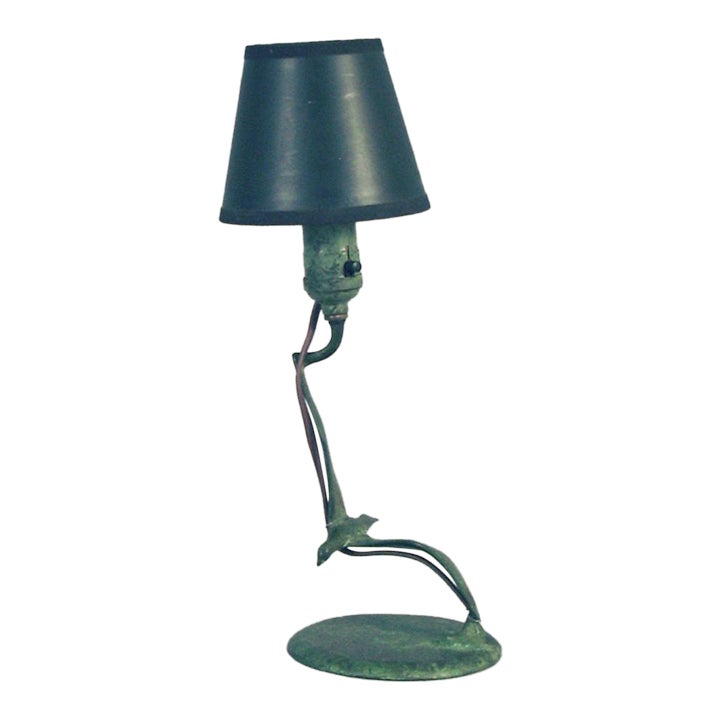1950s MCM Bronze Seagull-in-Flight Accent Table Lamp, by Robert Thew ...