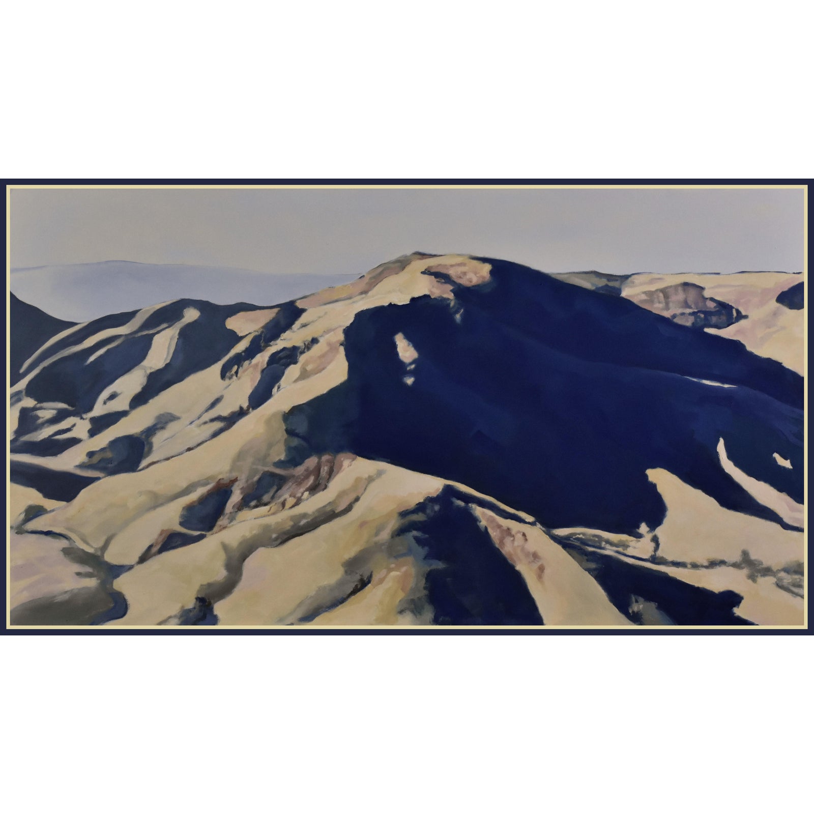 Desert Shadows' a Large One-of-a-Kind Original Oil Painting by American ...