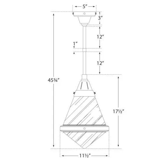 Thomas O'Brien for Visual Comfort Signature Gale Small Pendant in Hand ...