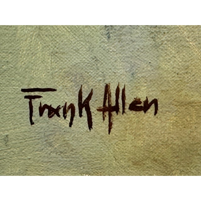 Frank Allen 70s Painting of African-American Man | Chairish