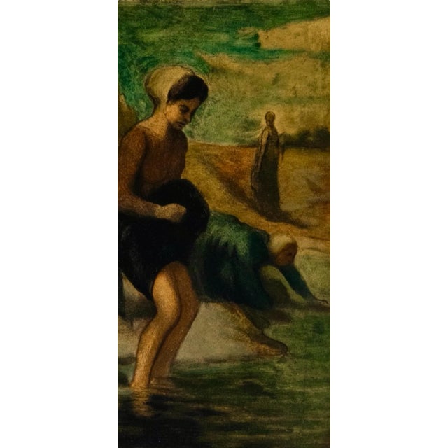 Honoré Daumier, Au Bord De L'eau, Les Réalistes Lyriques, 1973 | Chairish