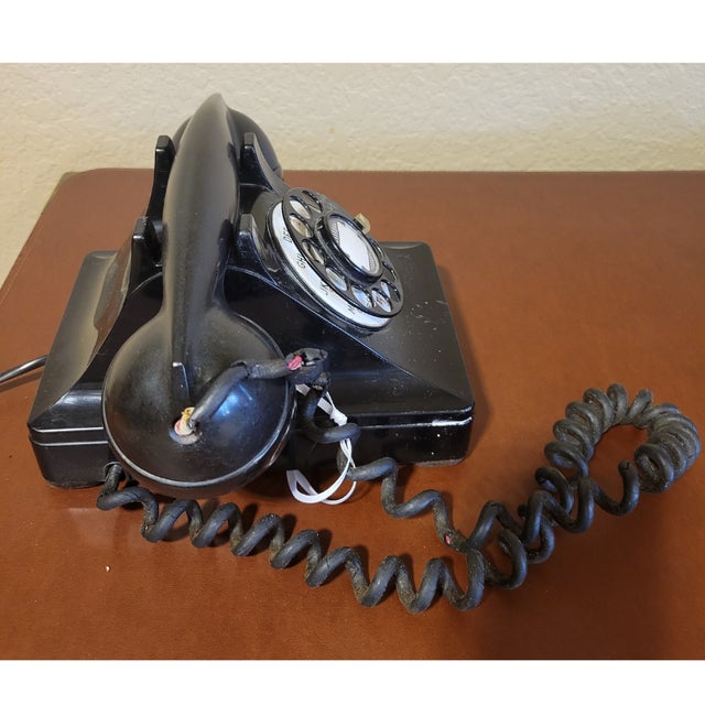 Antique Western Electric Art Deco Bakelite Telephone | Chairish