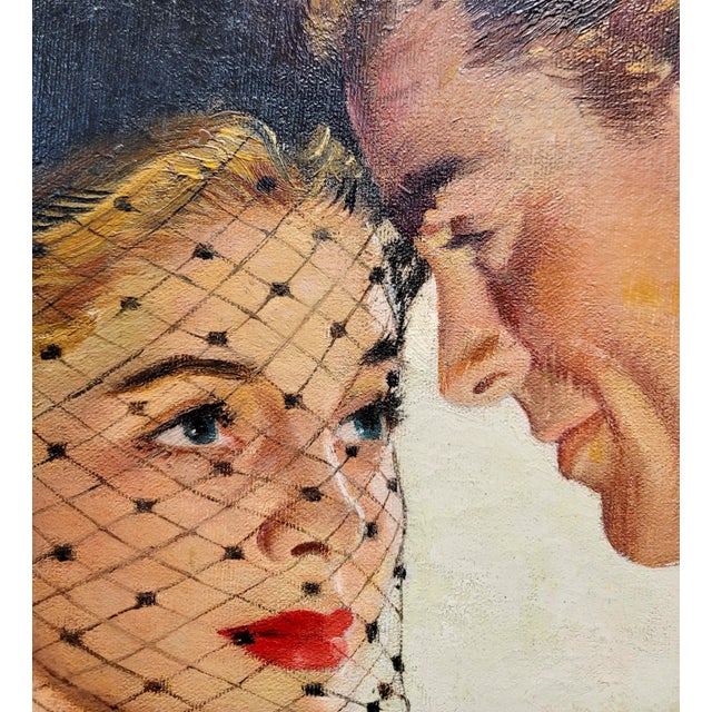 Pruett Alexander Carter -The Wedding Ring at the Airport- 1948 Oil ...