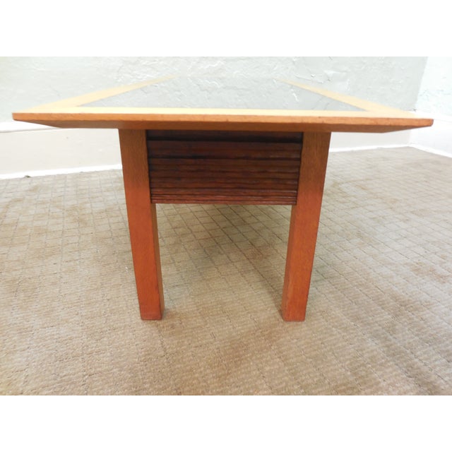 Andy Rae Studio Sculpted Mixed Wood Coffee Table | Chairish