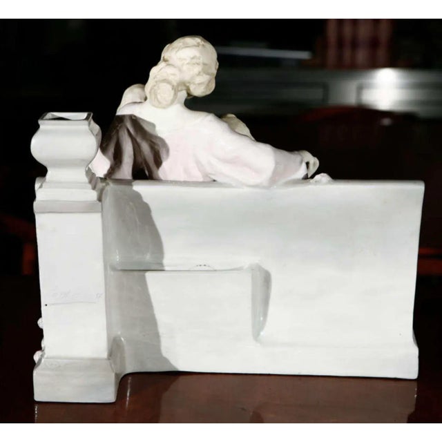 Antique Vienna Faience Porcelain Figurine by Schauer | Chairish