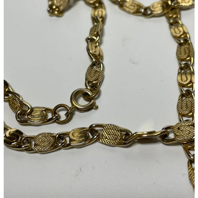 Mid 20th Century Vintage Gold Opera Chain | Chairish