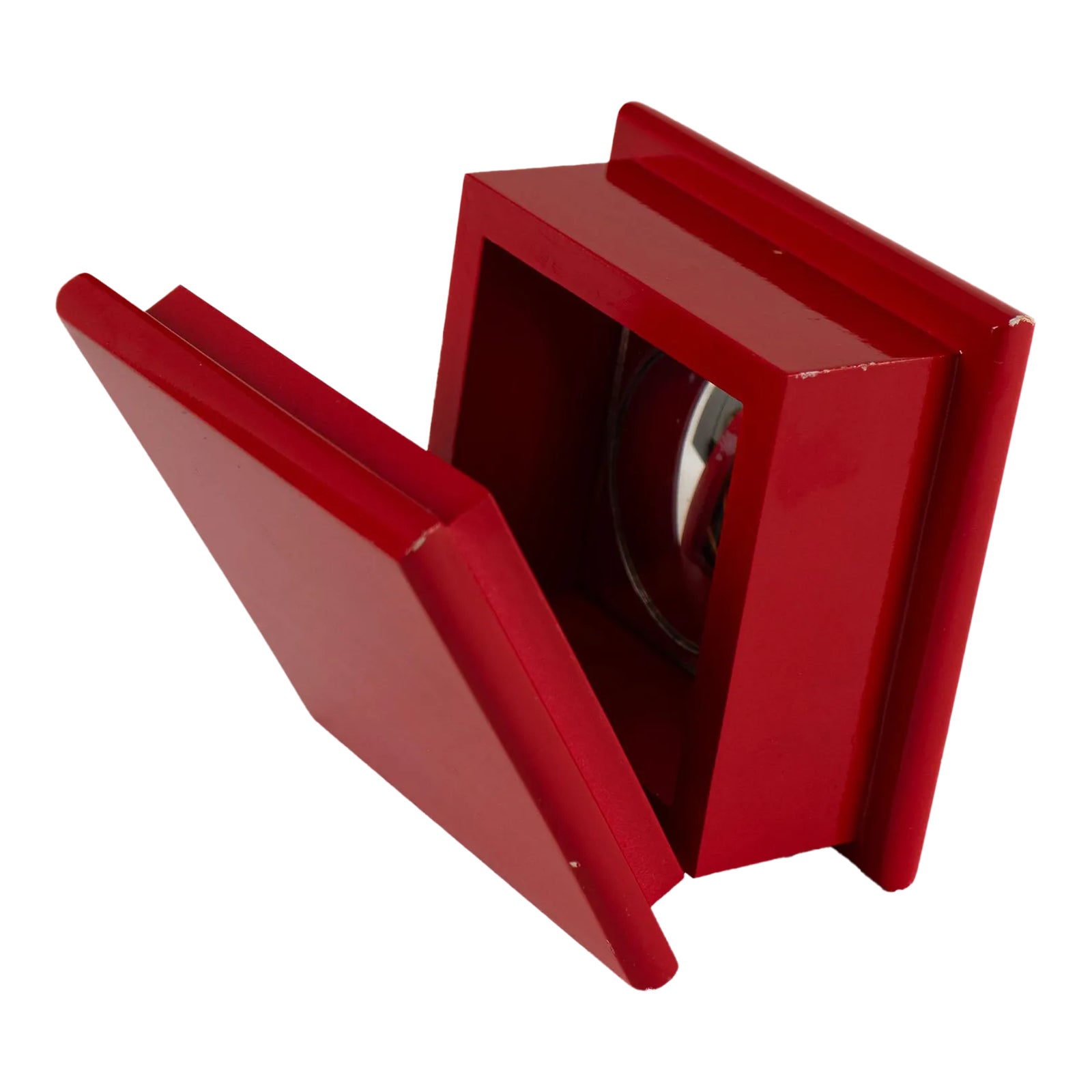 Modern Art Box Mirror - "Art Trek " Signed Piece | Chairish