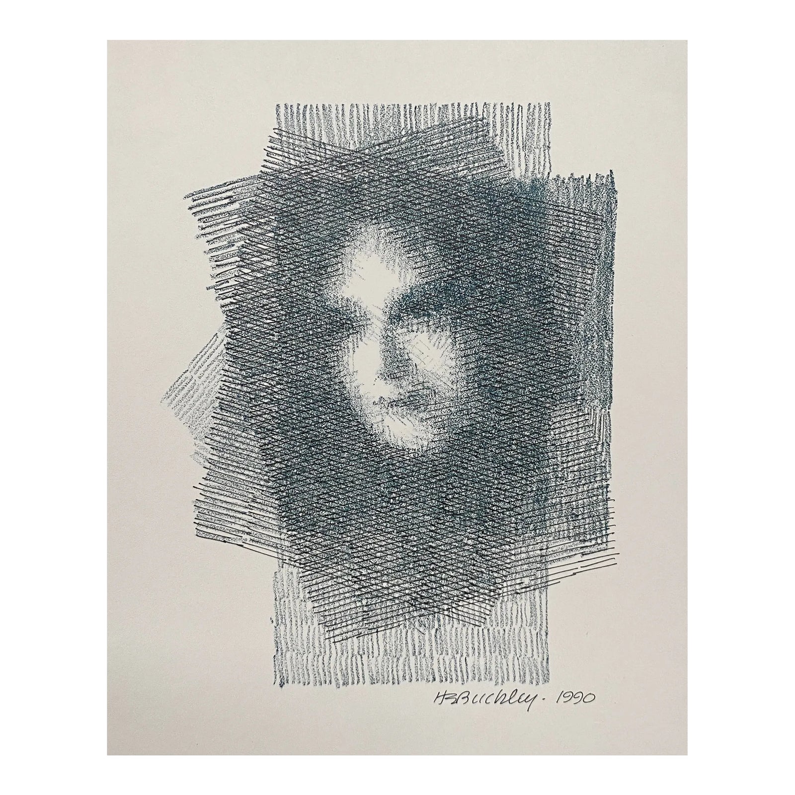 1990 Harry Buckley Figure VI Lithograph | Chairish