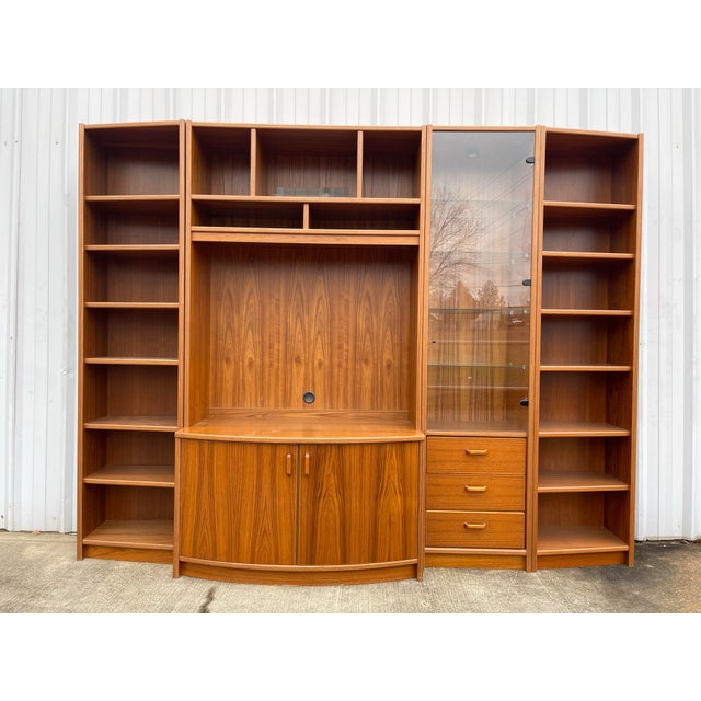 1970s Midcentury Danish Modern Modular Wall Unit | Chairish