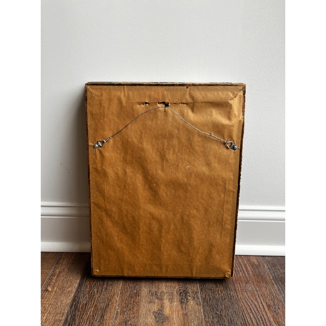 Late 18th Century Antique Retablo in Gold Frame | Chairish