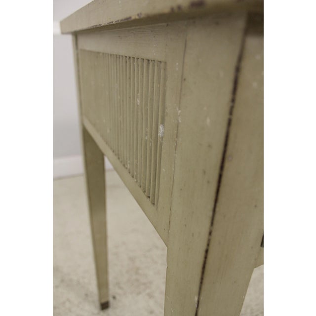 Regency Style 2 Drawer Paint Decorated Server | Chairish