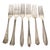 Antique & Vintage Mismatched Silverplate Dinner Forks- Set of 6 | Chairish