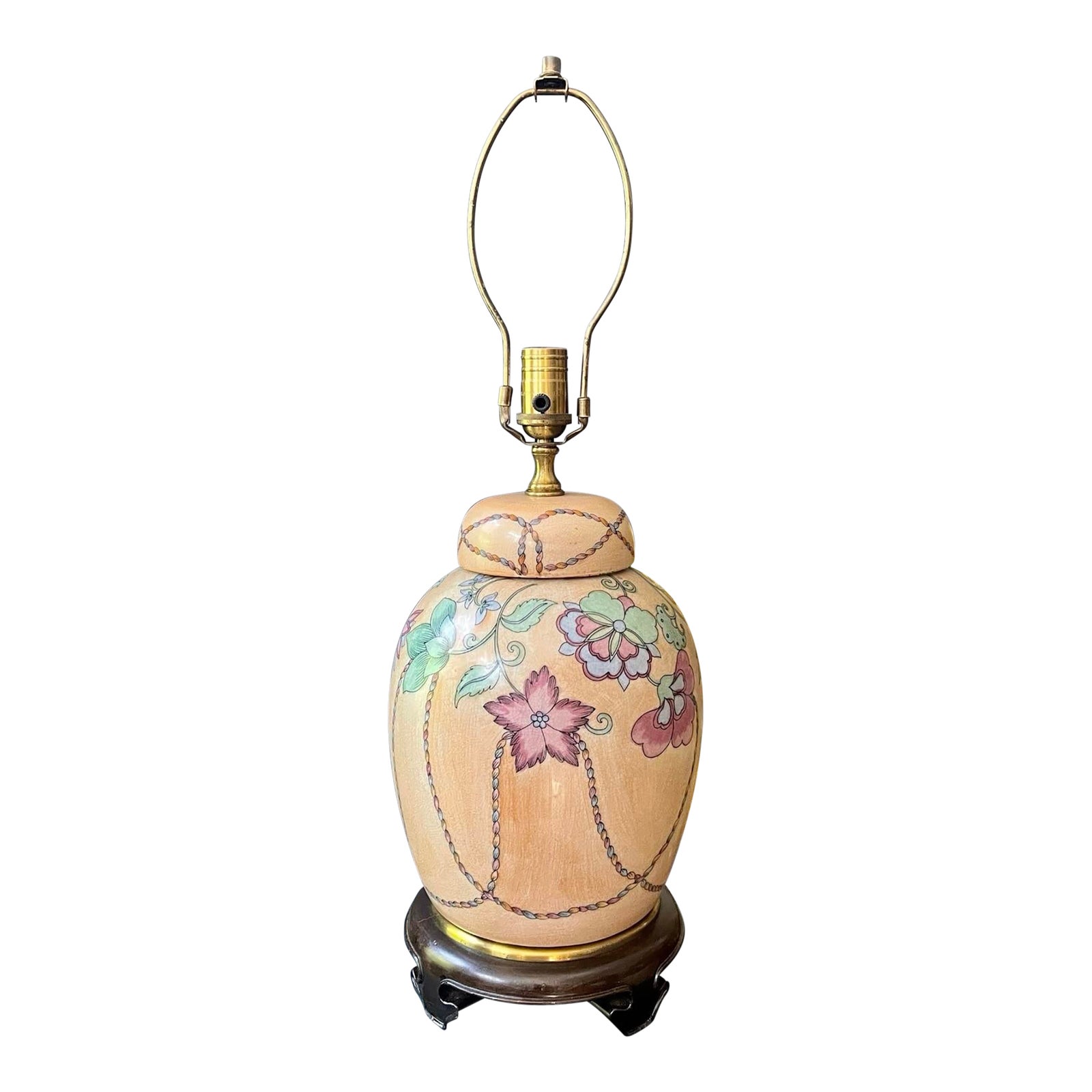 Vintage Wildwood Brand Chinoiserie Table Lamp Grand Millennial Decor ...