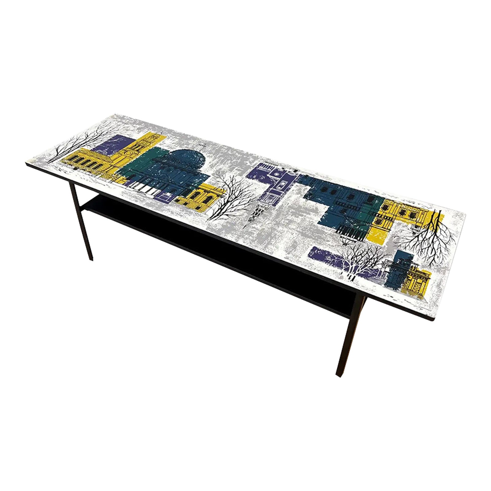 John Piper London Skyline Coffee Table by Myer for Conran and Heal’s, C ...