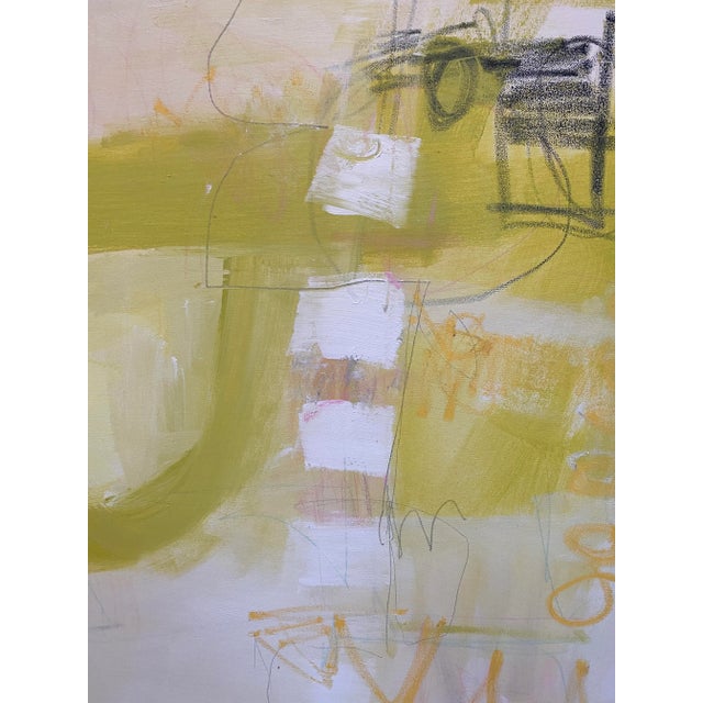Sarah Trundle, Contemporary Abstract Painting, "Mark My Words" | Chairish