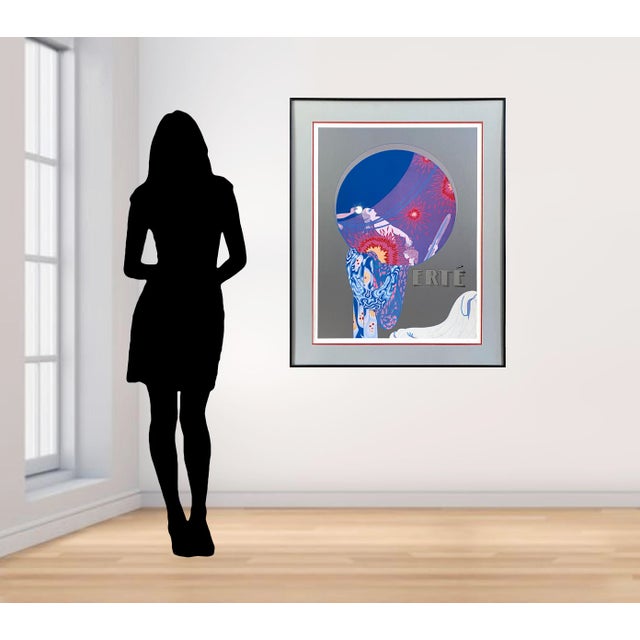 Erte Art Deco Figurative Screenprint, Nature's Vanity | Chairish