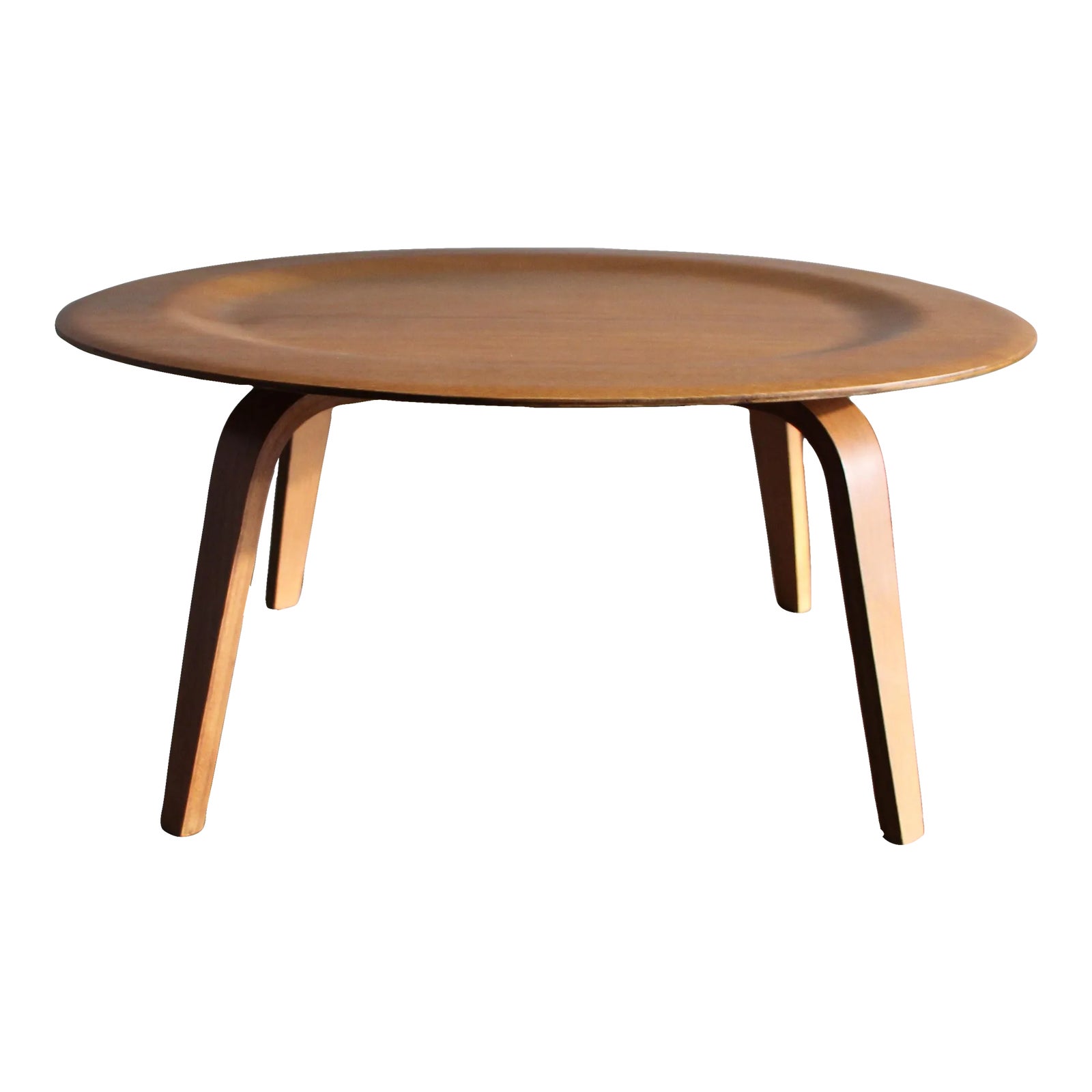 Early Production "Ctw" Molded Plywood Coffee Table by Charles & Ray ...