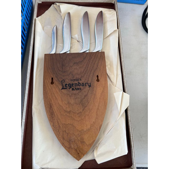 1950s Vintage Mid Century Gerber Legendary Blades 4 Knife Set With ...