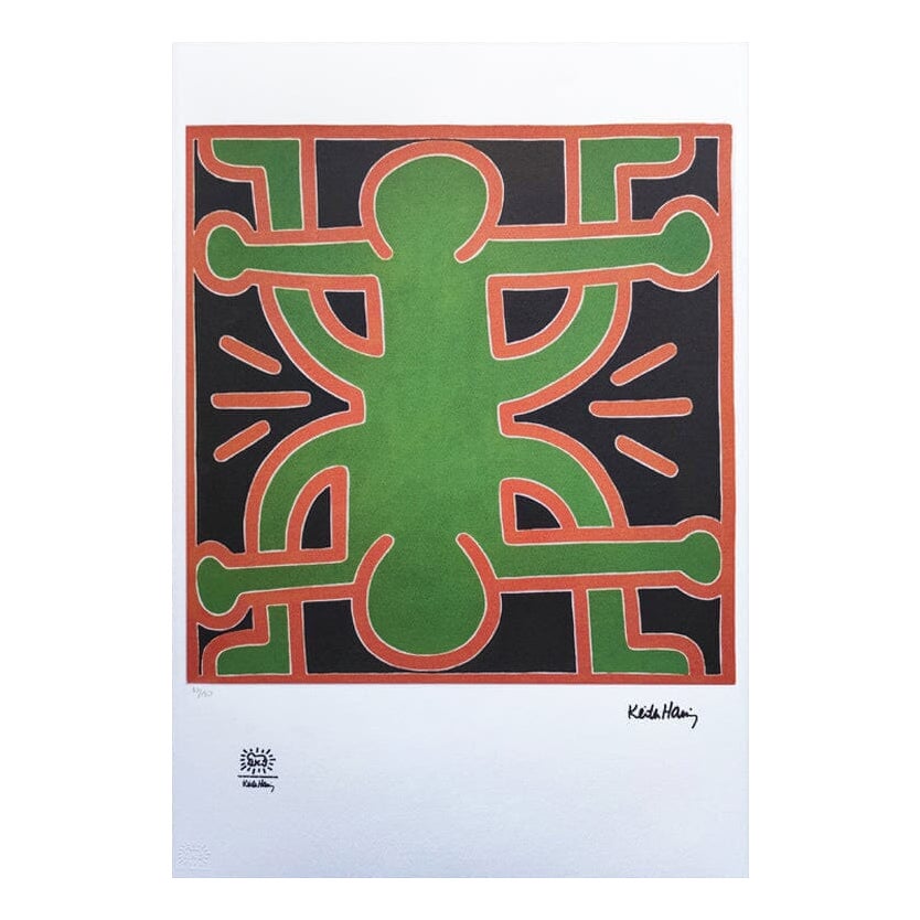 Keith Haring, Composition, Lithograph, 1990s | Chairish