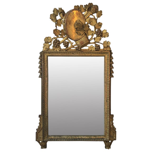 18th C. French Gilt Mirror | Chairish