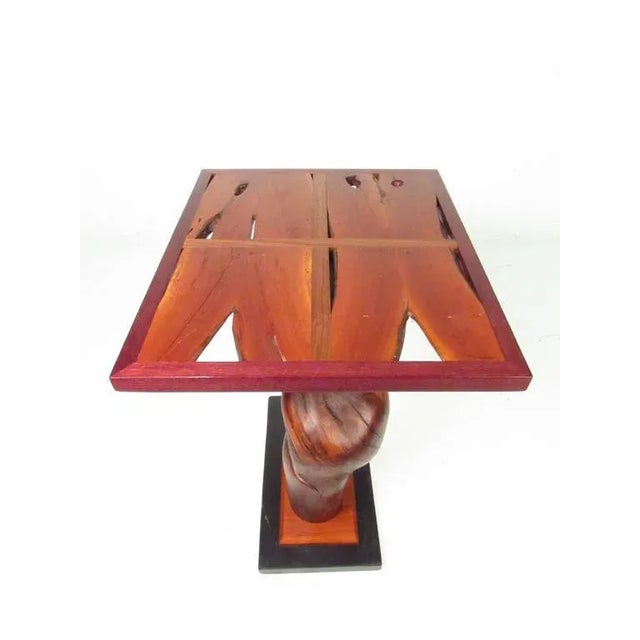 Late 20th Century Studio Made Sculptural Root End Table | Chairish