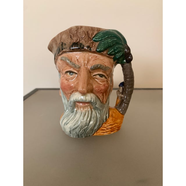 Royal Doulton Character Jug "Robinson Cruiso " D6539 Literature Series ...