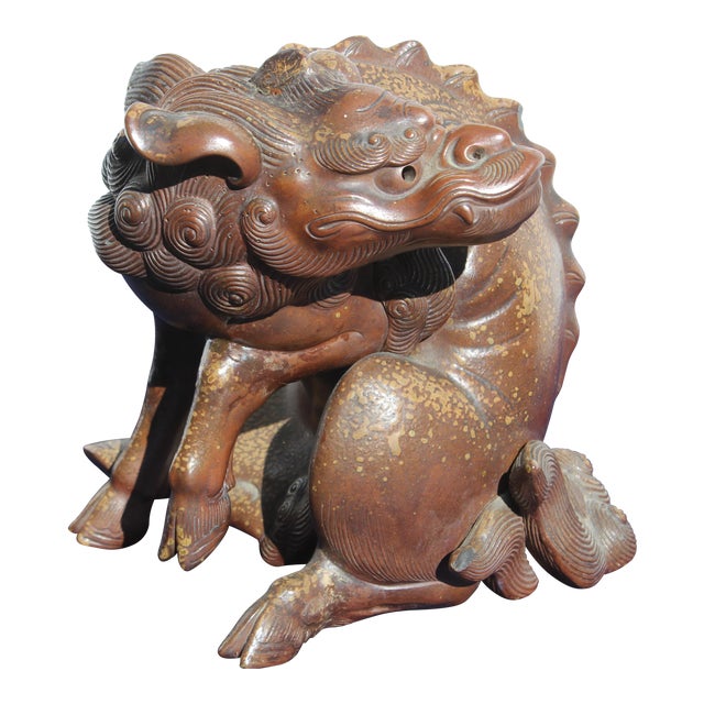 Japanese Foo Dragon Figure | Chairish