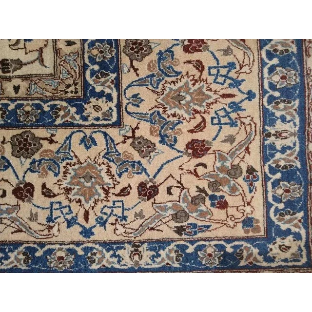 1970s Vintage Persian Nain Rug | Chairish