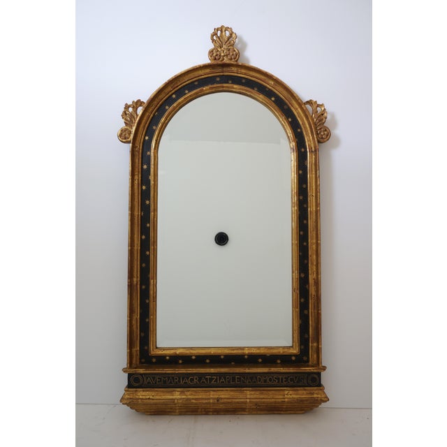 Mid-Century Italian Renaissance Revival Style Mirror in Gold Leaf and ...