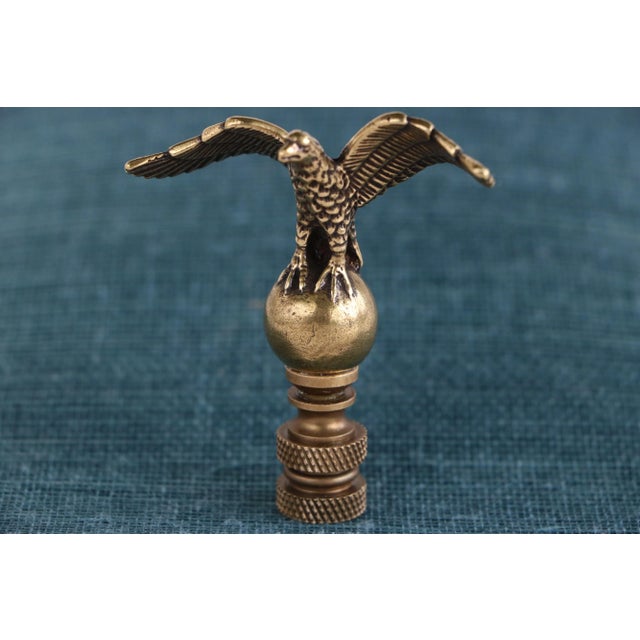 Eagle Lamp Finials - a Pair | Chairish