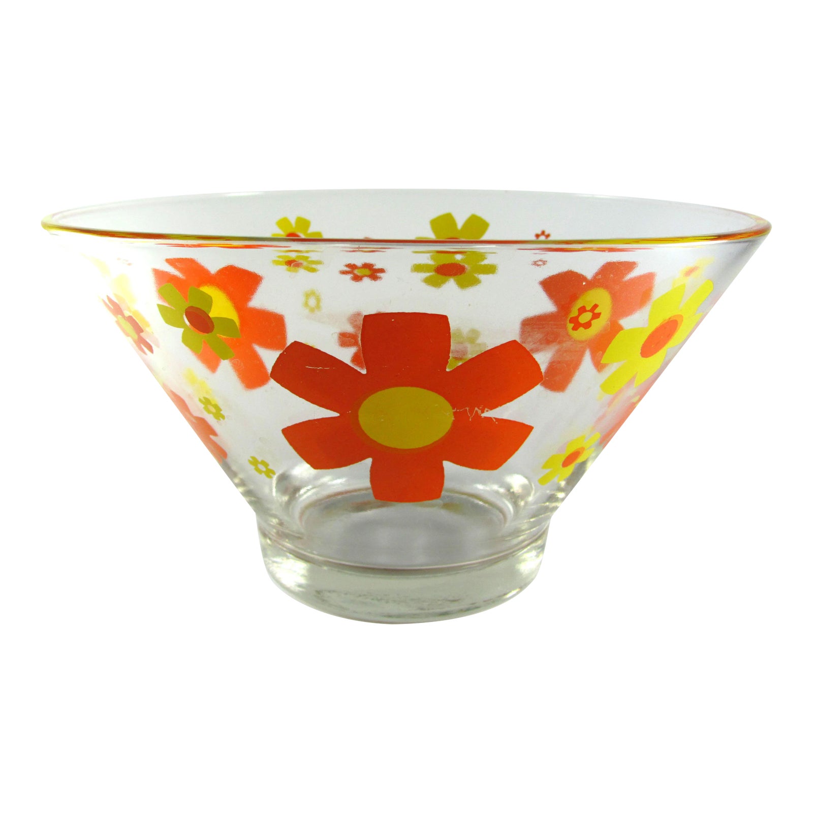 Mid-Century Modern Atomic Retro Mod Funkadelic Boho Chic Orange ...