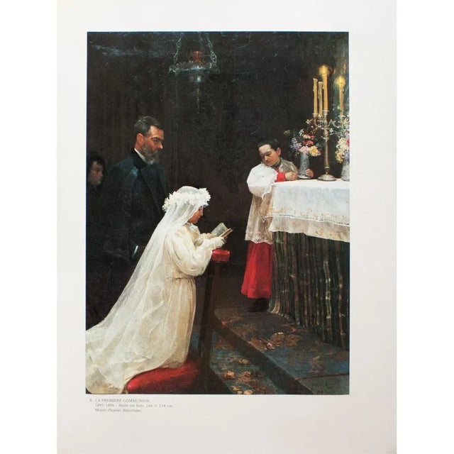 1985 After Pablo Picasso, "The First Communion" Original Parisian Photogravure | Chairish