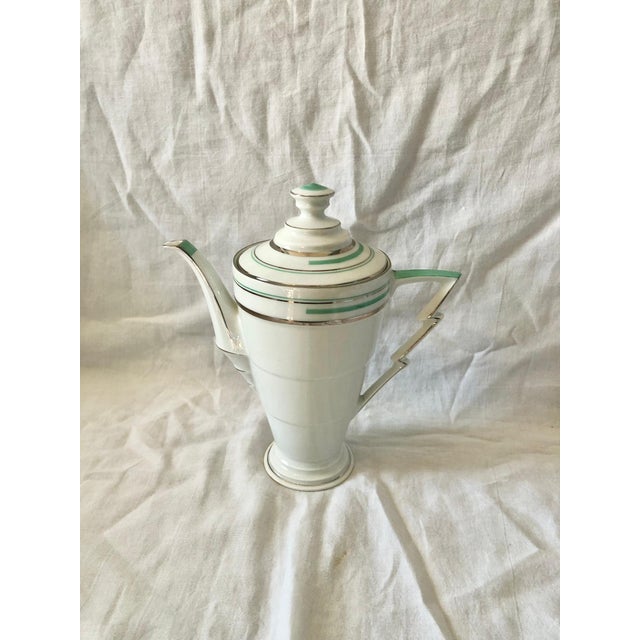 1930s Art Deco Porcelain Bavaria Coffee Pot, Made in Germany | Chairish