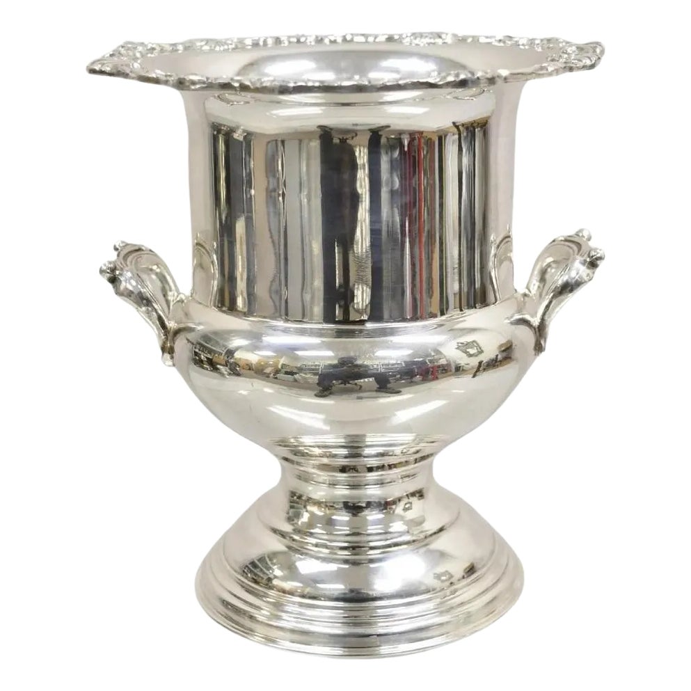 Vintage Revere Victorian Silver Plated Trophy Cup Champagne Chiller Ice ...