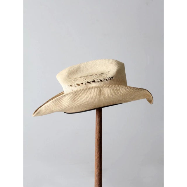 Vintage Rockmount Distressed Cowboy Hat | Chairish