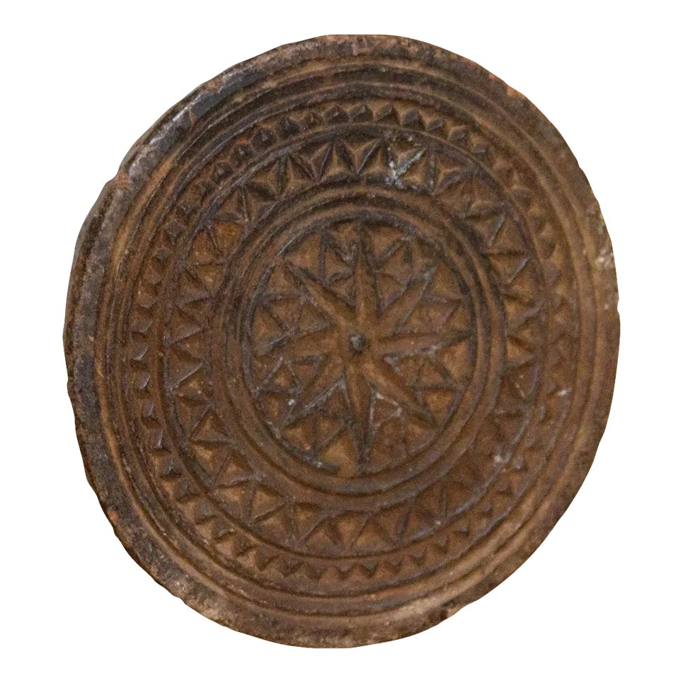 Vintage Carved Stone Trivet | Chairish