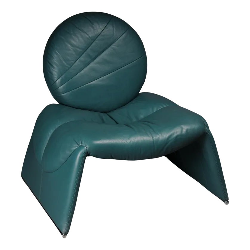 Leather C35 Calypso Lounge Chair by Vittorio Introini for Saporiti ...