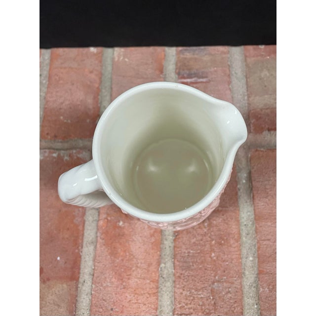 Mid 20th Century Wedgwood England Pink on Cream Queen’s Ware Pitcher ...