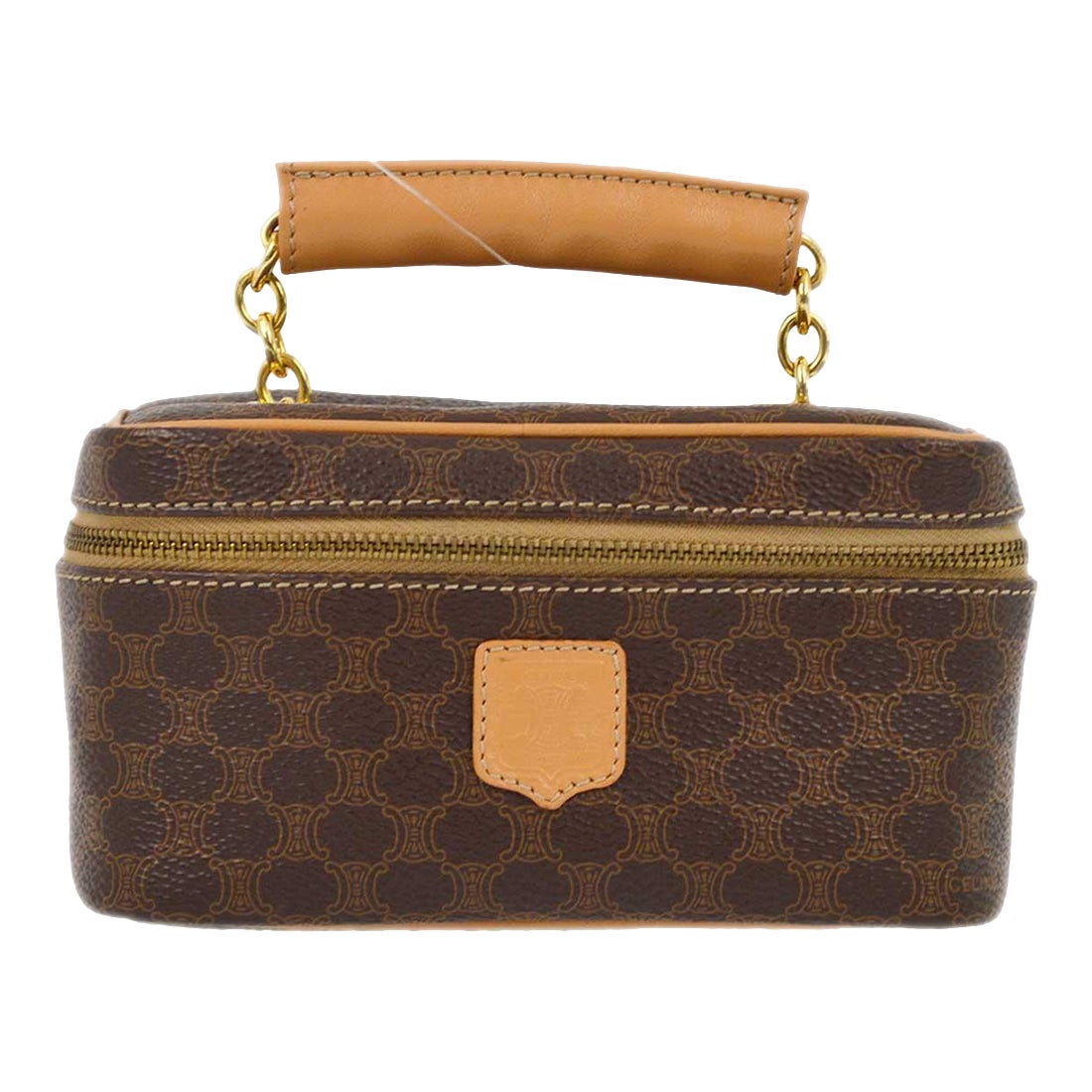 Celine Brown Macadam Handbag 193003 | Chairish