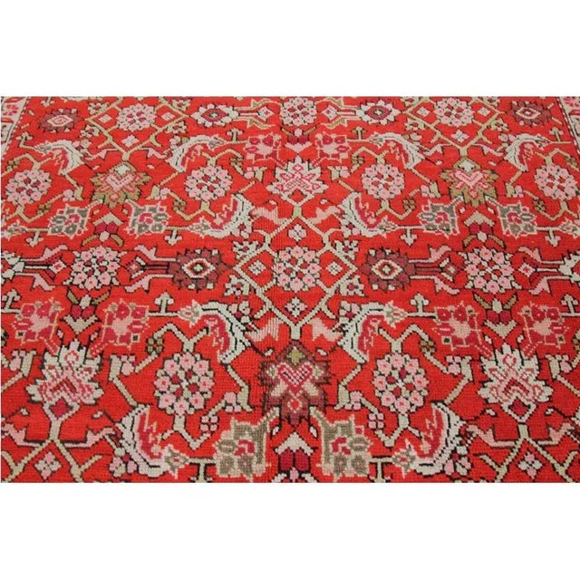 1930s Old Russian Shirvan Area Rug 4’3″ X 6’7″ | Chairish