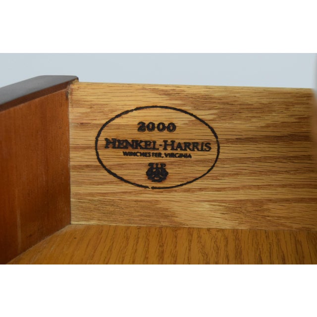 Henkel Harris Demilune Shape Mahogany Console Cabinet | Chairish