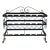 Vintage Rustic Iron Indoor/Outdoor Wine Rack | Chairish
