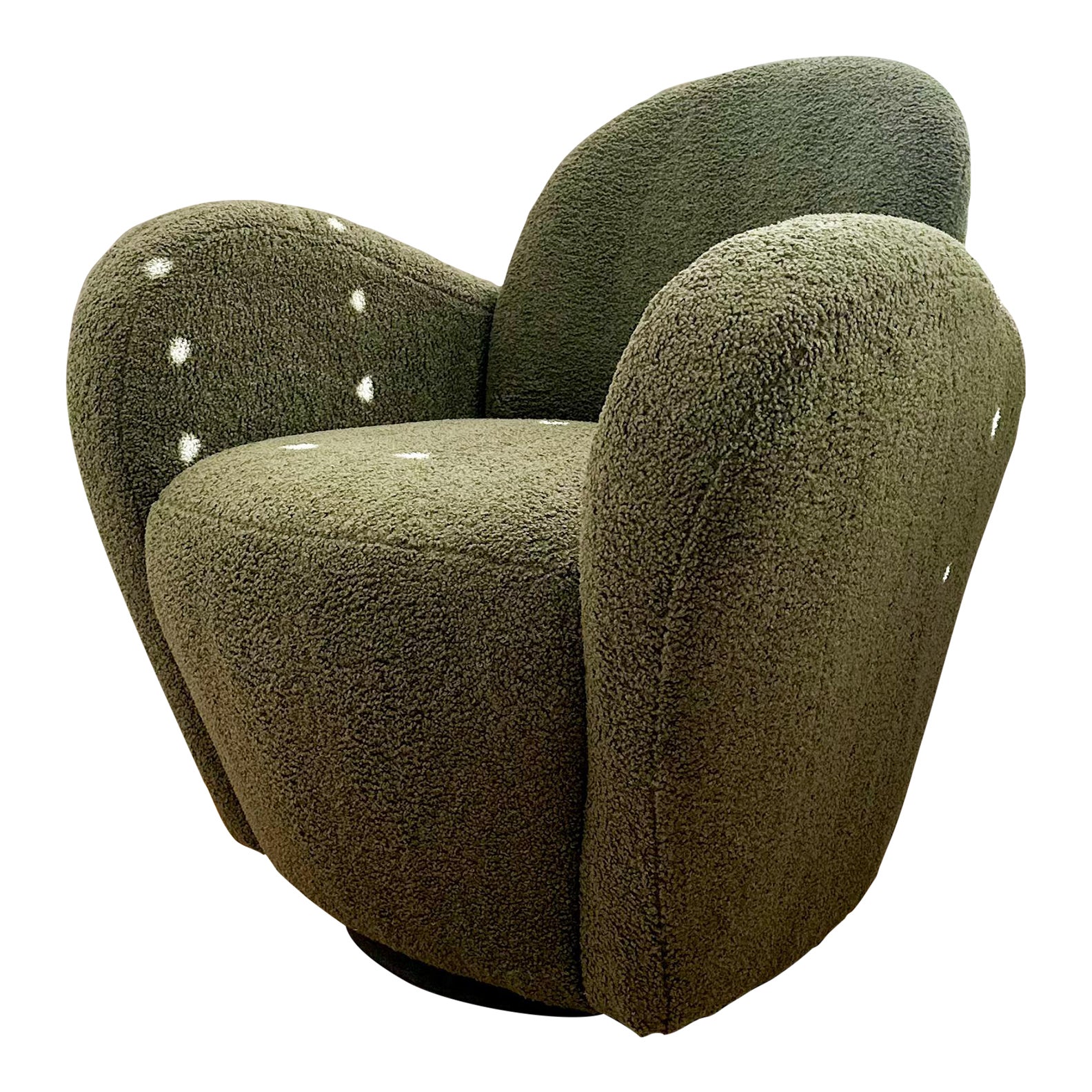 1980s 'Miami' Chair and Ottoman Attributed to Michael Wolk for Preview ...