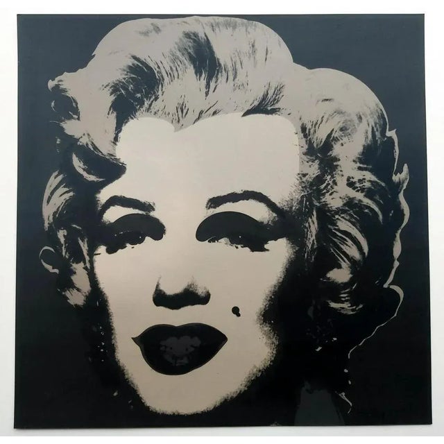 Andy Warhol, Marilyn Monroe Black & White, Print, 1980s | Chairish