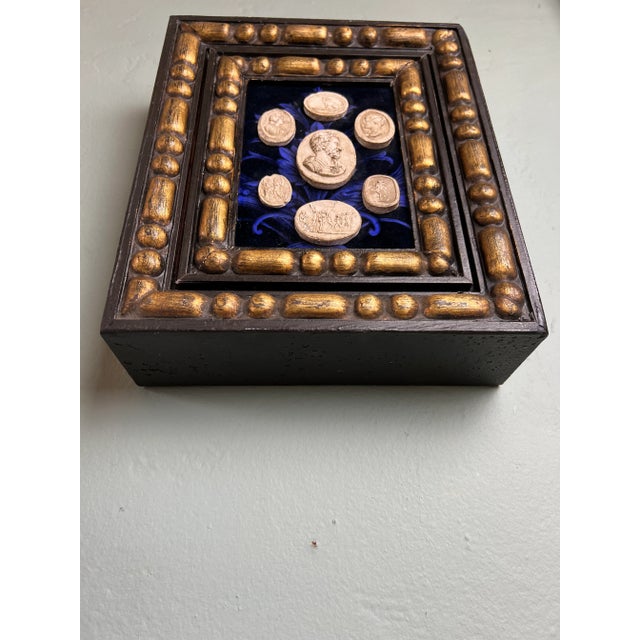 Baroque Style Wood Frame With 19th Century Italian Grand Tour Plaster ...