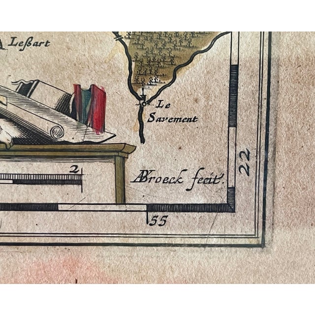 1640 Willem Blaeu Map of Charolois, France (Burgundy) | Chairish