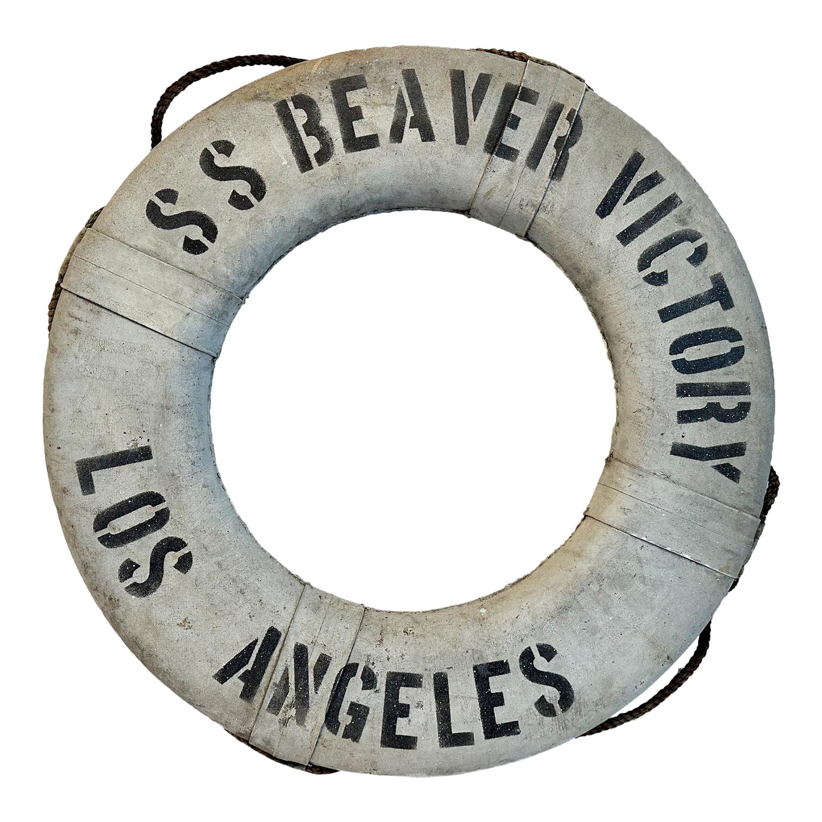 Vintage Life Preserver, 1940's Coastal Decor | Chairish