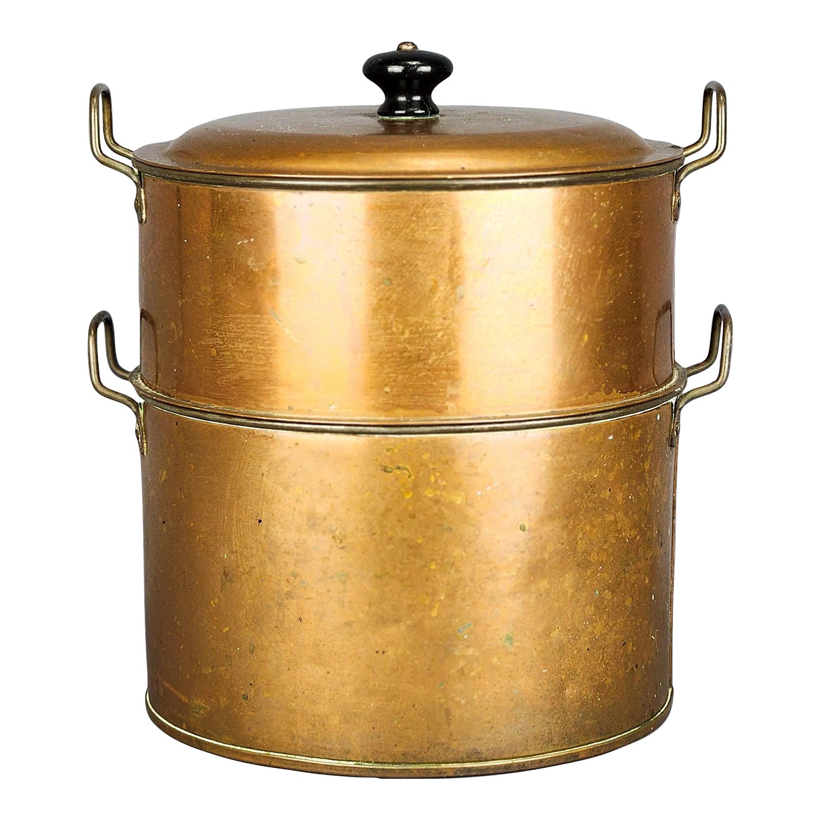 1880s Antique French Copper Steamer Pot | Chairish