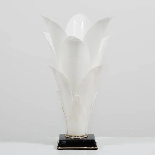 Tulip Shaped Acrylic Lamp by Rougier 1970s | Chairish